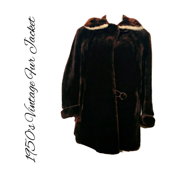 Vintage | Jackets & Coats | Mink Fur Coat Jacket Vintage 95s Size Small ...